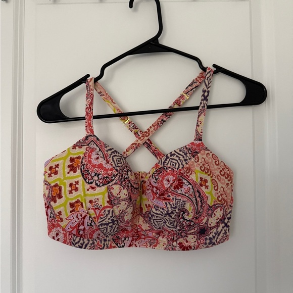 Victoria's Secret | Swim | Victorias Secret Pink Orange Paisley Bikini ...